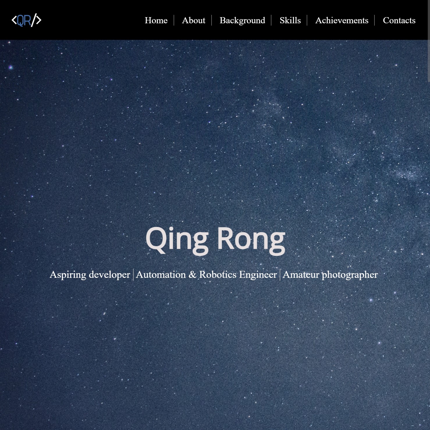 Qing Rong's portfolio